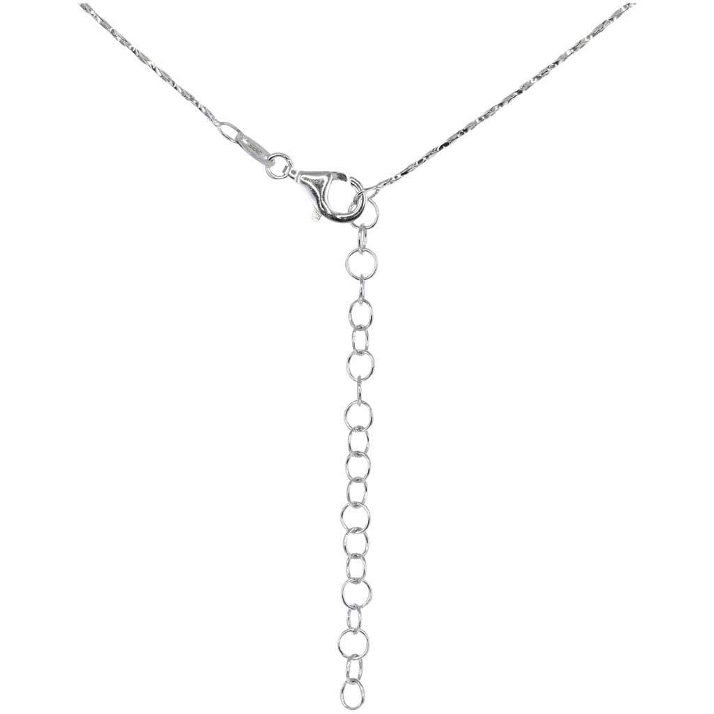 Swarovski silver chain necklace store