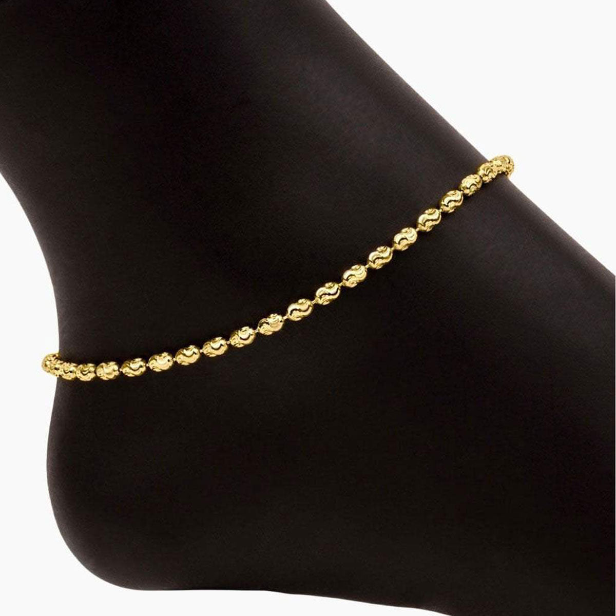 Simple gold anklet store